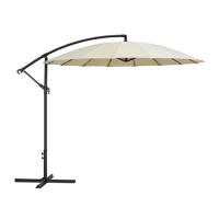 China Windproof Outdoor Hanging Umbrella 3M Aluminum Pole Steel Rib for sale