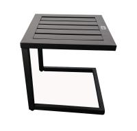 China 40cm Height Aluminum Side Table Outdoor KD Coffee Table for sale