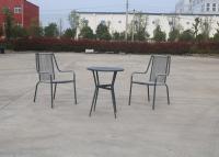 China 72cm Aluminum Rope Garden Set Two Chair With Table for sale