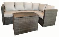 China Outdoor Garden Wicker Rattan Sectional Sofa Patio Sofa Set With Cushion for sale