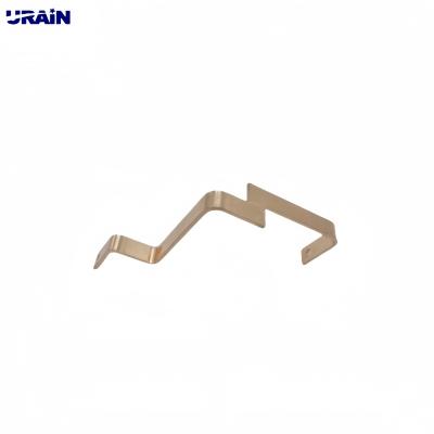 China Spraying Brass Metal Bending Parts , Sheet Metal Laser Cutting And Bending Services for sale