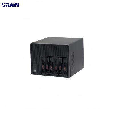 China Custom Size Customized NAS Chassis With Black Aluminum Alloy Panel Enclosure OEM for sale