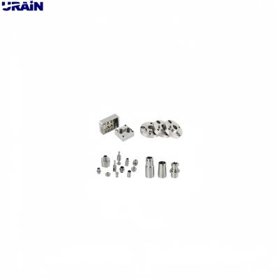 China Custom Titanium CNC Machining Parts with ±0.02mm Tolerance and 5-axis Contouring for High Precision Applications for sale