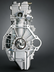 EA15 bare engine block rear view for maintenance use