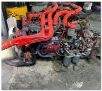 China Good Condition ISUZU Japan Used Truck Engine 6HE1T Steel Material for sale
