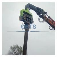 China Excavator Mounted Hydraulic Pile Driver Hydraulic Vibro Hammer Sheet Pile Driving For Doosan for sale