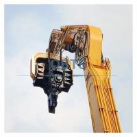 China 20-Ton Hydraulic Vibratory Hammer And Side Clamp Attachment For Kobelco SK210LC-8 for sale