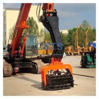 China 20-Ton Hydraulic Vibratory Hammer And Side Clamp Attachment For Kobelco SK210LC-8 for sale