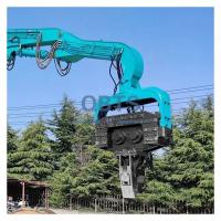 China 20-Ton Hydraulic Vibratory Hammer And Side Clamp Attachment For Kobelco SK210LC-8 for sale