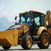 China Hydraulic 4 Wheel Backhoe Loader Bucket Capacity 4.5m Construction Engineering Equipment for sale