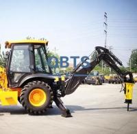China Hydraulic 4 Wheel Backhoe Loader Bucket Capacity 4.5m Construction Engineering Equipment for sale