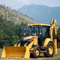 China Hydraulic 4 Wheel Backhoe Loader Bucket Capacity 4.5m Construction Engineering Equipment for sale