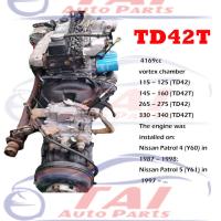 China Used TD42 Turbo Engine For Nissan Terrano / Nissan Homy / Caravan Vans for sale