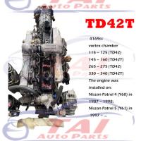 China Used TD42 Turbo Engine For Nissan Terrano / Nissan Homy / Caravan Vans for sale