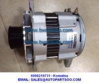 China 6008219730 - KOMATSU Alternator 24V 75A 600-821-9730 for sale
