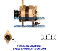 China 37300-27010 3730027010 - HYUNDAI Alternator 12V 120A Alternadores for sale