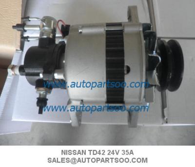 China NISSAN TD42 23100-11T18 NISSAN Patrol SAFARI ALTERNATOR for sale