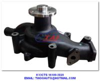 China K13ctv Hydraulic Power Steering Pump , K13c Engine Water Pump For Hino Oem 16100-3670 for sale