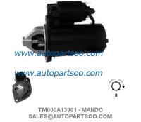 China 12V 1.2KW Auto Parts Starter Motor , 8T Anlasser Electric Car Starter for sale