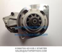 China Komatsu Excavators PC100 4D95 STARTER MOTOR Komatsu 600-813-4420  0-23000-1750 for sale