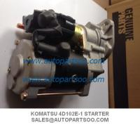 China Komatsu Excavators PC100 4D95 STARTER MOTOR Komatsu 600-813-4420  0-23000-1750 for sale