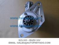 China S25-505 8970958112 - ISUZU Starter Motor ISUZU 4HF1 4HG1 4HJ1 Starter 24V for sale