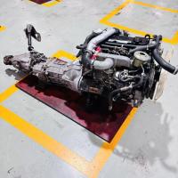 China QD80 Diesel Engine Assembly with 3.15L Displacement Turbo Intercooler for Euro3 & Euro4 Emission and Reinforced Cast Iron Cylinder Block for sale