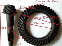 China Japanese ISUZU NKR Truck 8/41 Crown Wheel Pinion for sale