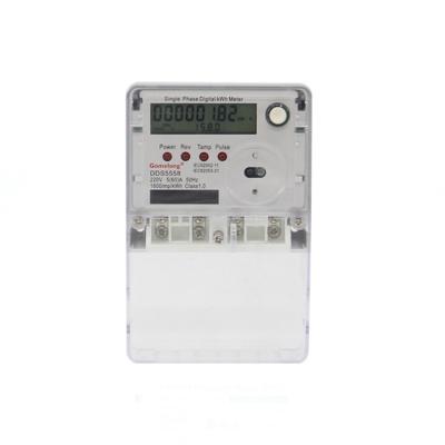 China 2022 NEW Type Customize various functions Single Phase Smart Electricity Energy Meter With Optical / RS485 for sale
