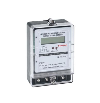 China DDS5558 medidor electrico monofasico activa en kilovatios for sale
