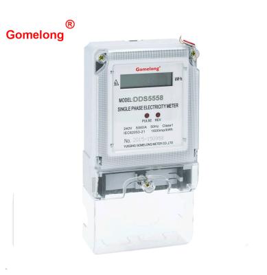 China Cheap and High Quality Original Design Single Phase dlms Smart Mechanic Hour Energy Meter 220V With MCB for sale