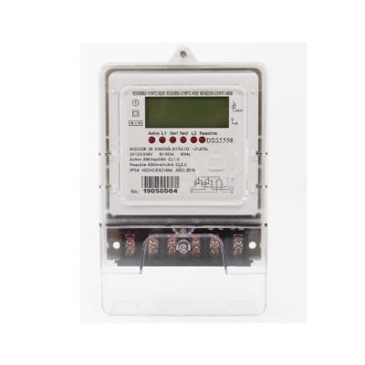China DSS5558 Two Phase medidor  digital bifasico Active Reactive electricity meter for sale