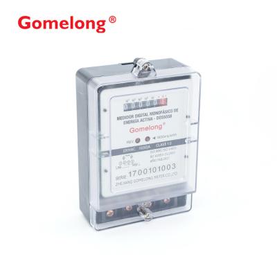 China DDS5558 Voltage Current Power Display Single Phase Analog Energy Meter watt meter low price for sale