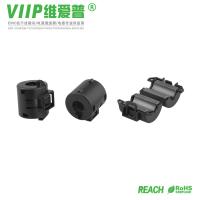 China 9mm Inner Size Clip On Ferrite Core with Plastic Cover for Car Cables EMI Suppression for sale