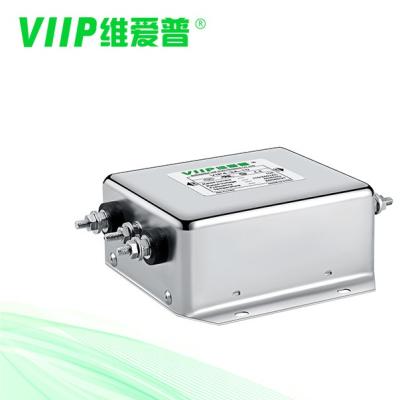 China Single Phase EMI Filter with 500VDC Input Impedance and 150 kHz to 30 GHz Frequency Range for Air Purifier for sale