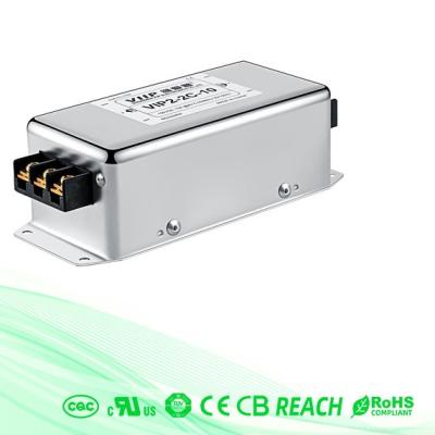 China EMI EMC Low Pass Power Line 3 Phase Filter 110 / 250VAC 100A for sale