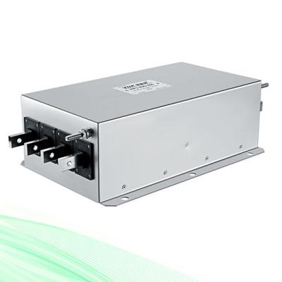 China Ultra Low Leakage 3 Phase EMI Noise Filter 440Vac For Packaging Machinery for sale