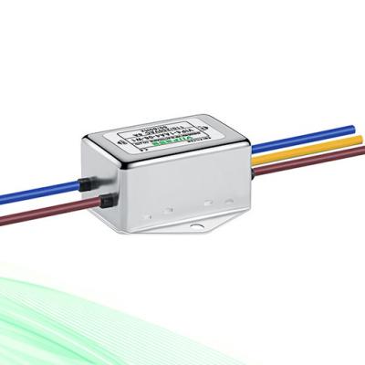 China 10KHz-30MHz Metal Case EMI Filter 10A For Exercise Equipment  for sale