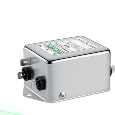 China 20-100dB Stopband Attenuation EMI Power Line Filter for AC Single Phase Applications for sale