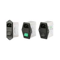 China Screw Terminal IEC EMI Filter for Light Sensor System 1A-10A Rated Current for sale