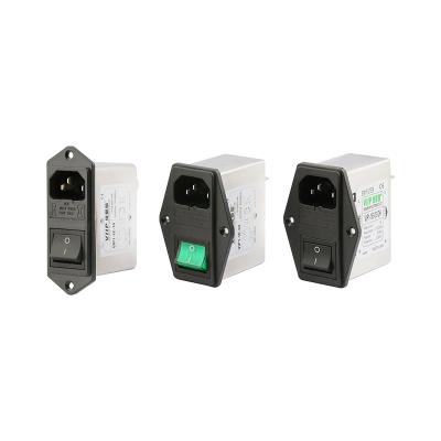 China Screw Terminal IEC EMI Filter for Light Sensor System 1A-10A Rated Current for sale