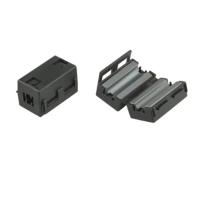 China Black 125.C Ferrite Core Snap Clip Wide Frequency Range Clamp on Device -40C To 125C for sale