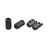 China 5mm Inner Size Clip On Ferrite Core with Plastic Cover for Car Cables EMI Suppression for sale