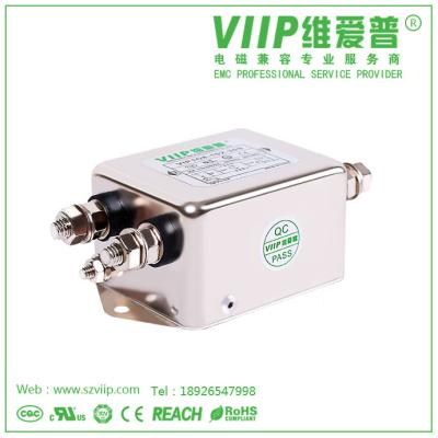 China Insulation Resistance ≥100MΩ Single Phase EMI Filter RoHS Certified for -40C- 85C Industrial Applications for sale