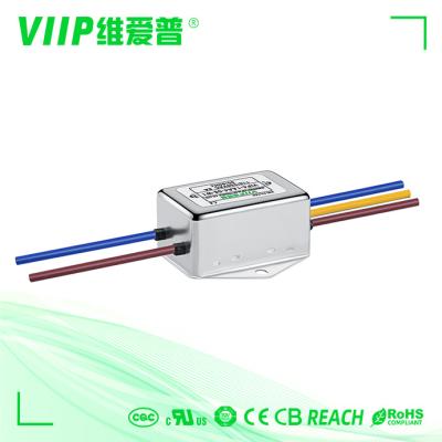 China High Frequency Range 150 KHz To 30MHz Single Phase EMI Filter with Impedance≤1.5Ω and Insulation Resistance≥100MΩ for sale