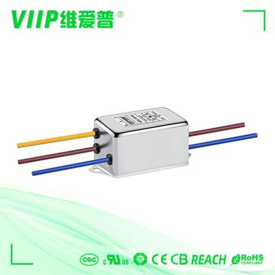 China Customizable Single Phase EMI Filter For Straightforward Wiring And Mounting for sale