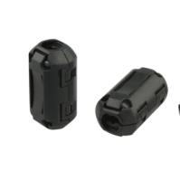 China Clip On Ferrite Core EMI RFI Noise Filter with Plastic Clip Enclosure for Easy Installation on Electronic and Power Cables for sale