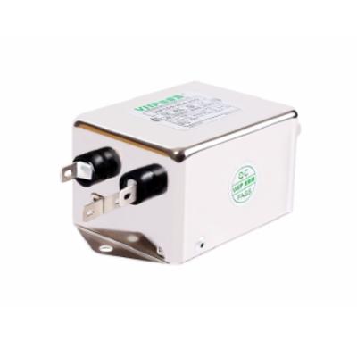 China VIIP 230V 6A Single Phase EMI Filter with 60dB-90dB Insertion Loss for European Home Appliances for sale