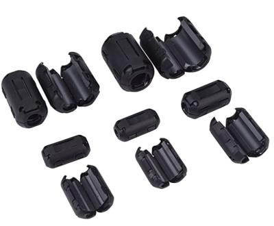 China Tolerance ±20 Percent Cylindrical Clip On Ferrite Core Designed for Electromagnetic Interference Reduction in Complex Electronic Systems for sale