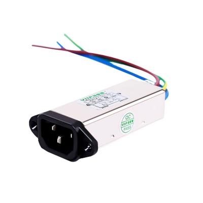 China EMI Single Filter EMC EMI Filter Metal Case Operating Temperature Minus 25 Celsius To Plus 85 Celsius Ensuring EMI Noise Filtering for sale